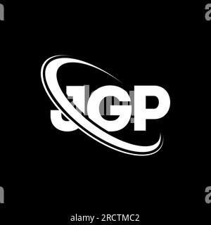 JGP logo. JGP letter. JGP letter logo design. Initials JGP logo linked ...