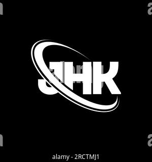 JHK logo. JHK letter. JHK letter logo design. Initials JHK logo linked ...
