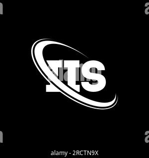IIS circle letter logo design with circle and ellipse shape. IIS ...