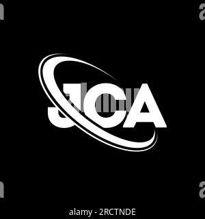 JCA logo. JCA letter. JCA letter logo design. Initials JCA logo linked ...