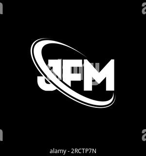 JFM logo. JFM letter. JFM letter logo design. Initials JFM logo linked ...