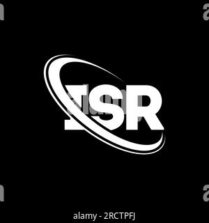 ISR letter logo design for technology company. ISR logo design black ...