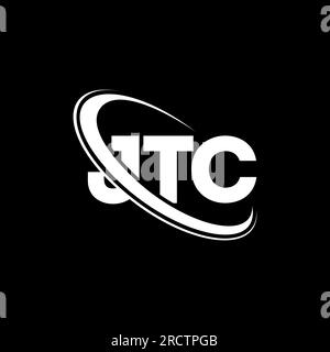JTC circle letter logo design with circle and ellipse shape. JTC ...