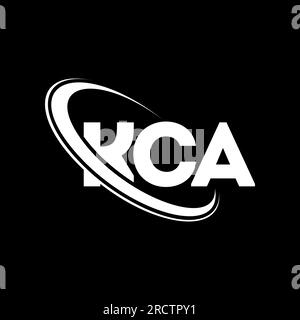 KCA logo. KCA letter. KCA letter logo design. Initials KCA logo linked ...