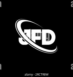 JFD logo. JFD letter. JFD letter logo design. Initials JFD logo linked ...