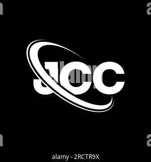 JCC circle letter logo design with circle and ellipse shape. JCC ...
