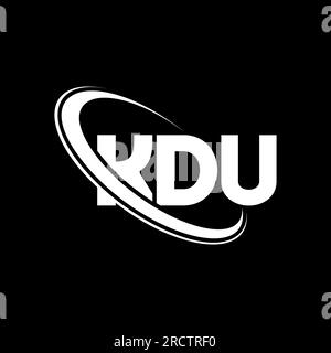 KDU logo. KDU letter. KDU letter logo design. Initials KDU logo linked ...