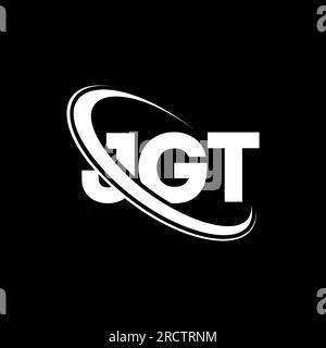 JGT logo. JGT letter. JGT letter logo design. Initials JGT logo linked ...