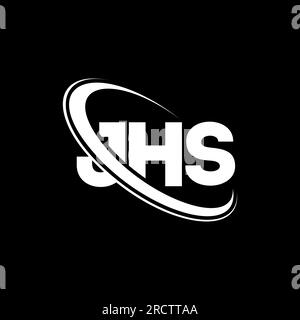 JHS logo. JHS letter. JHS letter logo design. Initials JHS logo linked ...
