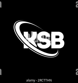 KSB logo. KSB letter. KSB letter logo design. Initials KSB logo linked ...