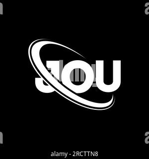JOU logo. JOU letter. JOU letter logo design. Initials JOU logo linked ...