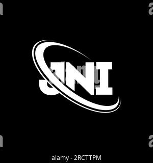 JNI circle letter logo design with circle and ellipse shape. JNI ...