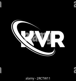 KVR logo. KVR letter. KVR letter logo design. Initials KVR logo linked ...