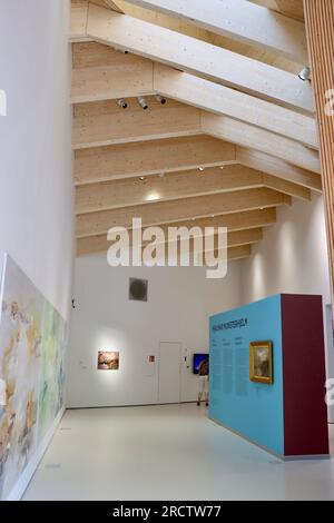 Exhibition space at Chappe, the new art museum in Tammisaari, Finland Stock Photo - Alamy