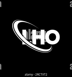LHO logo. LHO letter. LHO letter logo design. Initials LHO logo linked ...