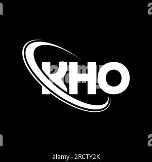 KHO logo. KHO letter. KHO letter logo design. Initials KHO logo linked ...