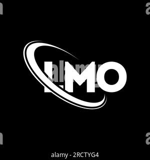 LMO logo. LMO letter. LMO letter logo design. Initials LMO logo linked ...