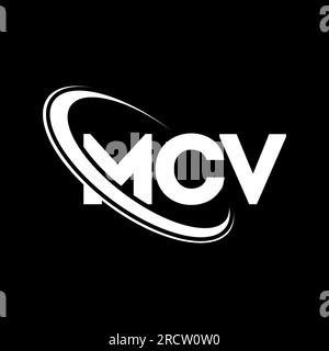 MCV logo. MCV letter. MCV letter logo design. Initials MCV logo linked ...