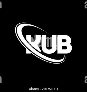 KUB logo. KUB letter. KUB letter logo design. Initials KUB logo linked ...