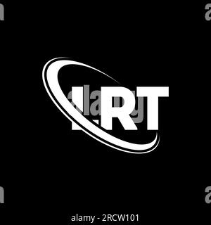 LRT logo. LRT letter. LRT letter logo design. Initials LRT logo linked ...