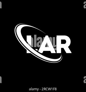 LAR logo. LAR letter. LAR letter logo design. Initials LAR logo linked ...