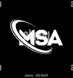 MSA logo. MSA letter. MSA letter logo design. Initials MSA logo linked ...