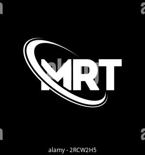 MRT logo. MRT letter. MRT letter logo design. Initials MRT logo linked ...