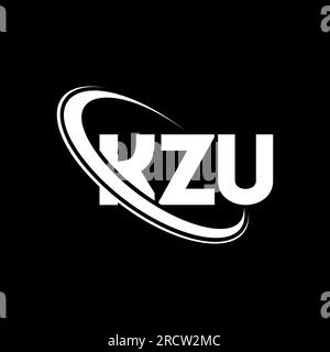 KZU logo. KZU letter. KZU letter logo design. Initials KZU logo linked ...