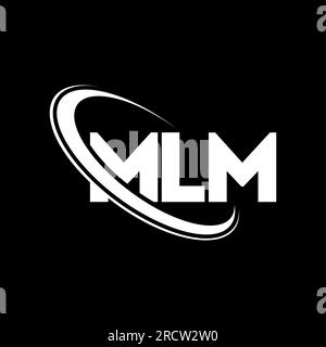 MLM logo. MLM letter. MLM letter logo design. Initials MLM logo linked ...