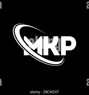 MKP logo. MKP letter. MKP letter logo design. Initials MKP logo linked ...