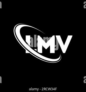 LMV logo. LMV letter. LMV letter logo design. Initials LMV logo linked ...
