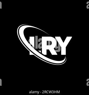 LRY logo. LRY letter. LRY letter logo design. Initials LRY logo linked ...