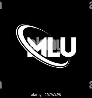MLU logo. MLU letter. MLU letter logo design. Initials MLU logo linked ...