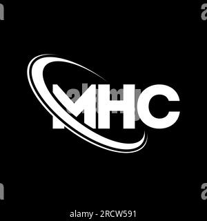 MHC logo. MHC letter. MHC letter logo design. Initials MHC logo linked ...