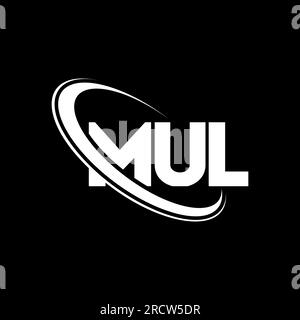MUL logo. MUL letter. MUL letter logo design. Initials MUL logo linked ...