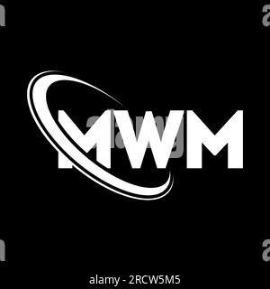 MWM logo. MWM letter. MWM letter logo design. Initials MWM logo linked ...
