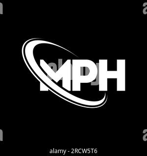 MPH logo. MPH letter. MPH letter logo design. Initials MPH logo linked ...