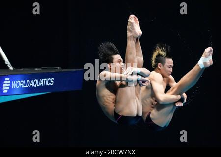 Bertrand Rhodict Anak Lises and Enrique Harold, of Malaysia, compete in ...
