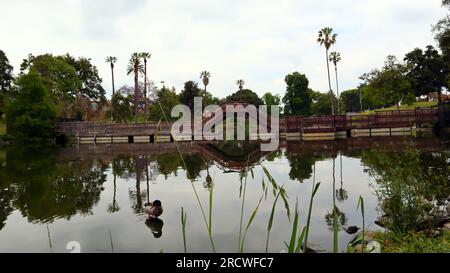 Los Angeles, California: Hollenbeck Park located on the corner of Saint ...