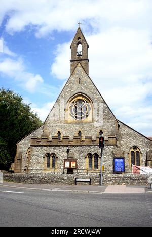 Front view of Church of the Good Shepherd, Chard, Somerset, UK, Europe ...