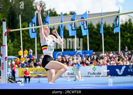 Espoo, Finland. 14th July, 2023. Yanla Ndjip Nyemeck pictured in action ...