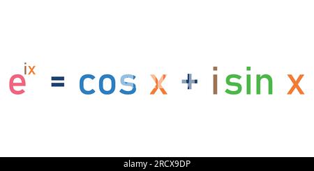 Euler's identity in mathematics vector Stock Vector Image & Art - Alamy