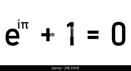 Euler's identity in mathematics vector Stock Vector Image & Art - Alamy