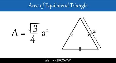 Area Of A Equilateral Triangle Equation