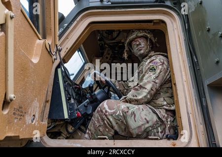 Redford Barracks, Edinburgh, Scotland, UK, 17 July 2023. Soldiers of ...