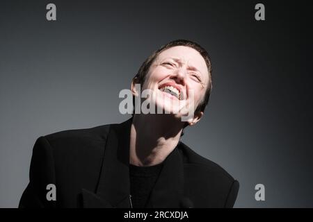 Andrea Riseborough photographed during Mark Kermode Live in 3D at Bfi ...