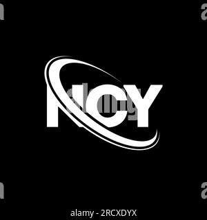 NCY logo. NCY letter. NCY letter logo design. Initials NCY logo linked ...