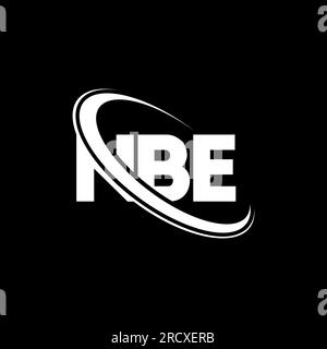 NBE logo. NBE letter. NBE letter logo design. Initials NBE logo linked ...