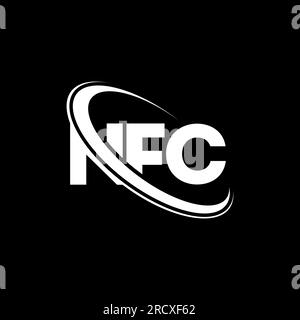 NFC logo. NFC letter. NFC letter logo design. Initials NFC logo linked ...