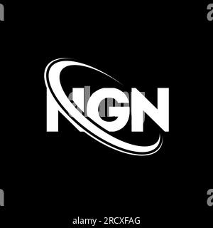 NGN logo. NGN letter. NGN letter logo design. Initials NGN logo linked ...